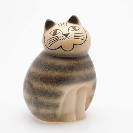 LISA LARSON. FIGURINE IN THE FORM OF CAT, “MIA”, CERAMICS STUDIO ...