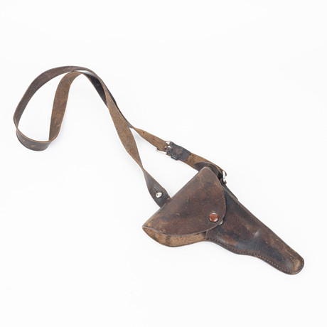 A P08 Luger pistol holster, Swiss Basel Police 1920s. Weapons ...