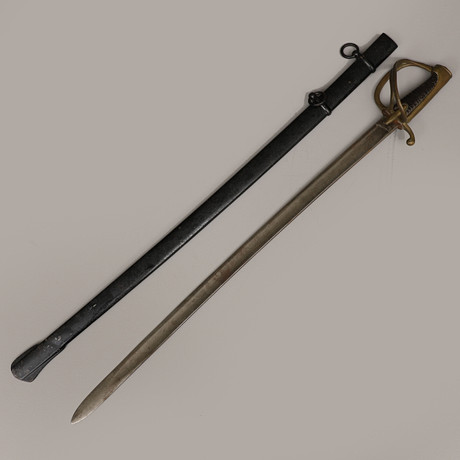 SABEL, m/1814 för tungt kavalleri, klinga efter 1855. Vapen & Militaria ...