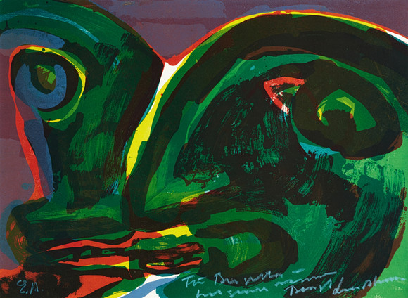 BENGT LINDSTRÖM. Composition, signed Bengt Lindström with dedication ...