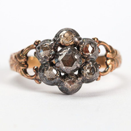 ANTIK RING, 18K guld, 1921. Smycken & Ädelstenar - Ringar - Auctionet