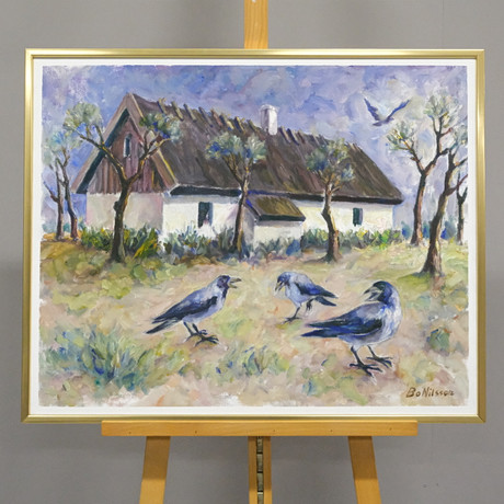 BO NILSSON. OLJA. Konst - Måleri - Auctionet