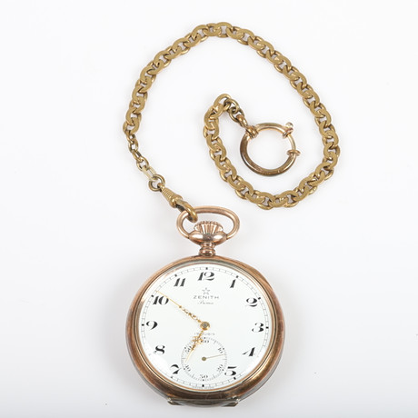 FICKUR, Zenith Prima 17 Rubis, silver. Klockor & Ur - Fickur & Stoppur ...