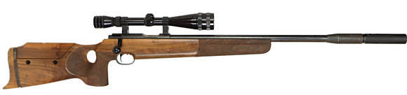 SINGLE SHOT MUFFLE RIFLE, Walther, model UIT, calibre .22LR, ref. 21824 ...