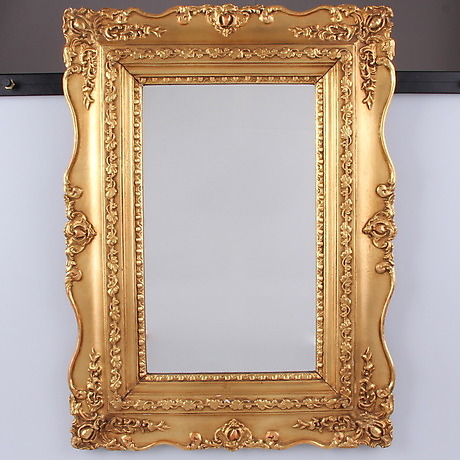 ESPEJO, dorado, estilo rococó, siglo XX. Espejos - Auctionet