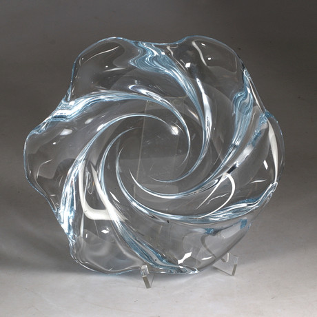 EDVIN ÖHRSTRÖM. Fat, glas, Orrefors. Glas - Bruksglas - Auctionet