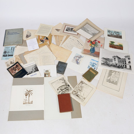 A COLLECTION OF EPHEMERA. Books, Maps & Manuscripts - Other - Auctionet