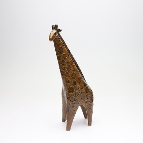LISA LARSON. figurine, stoneware, “Giraffe”, from the series Stora Z00 ...