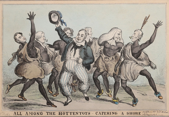 WILLIAM HEATH (1795-1840). ALL AMONG THE HOTTENTOTS - CAPERING A SHORE ...
