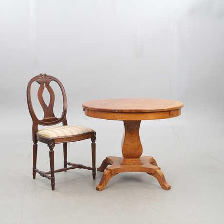 BORD, samt stol. Möbler - Bord - Auctionet