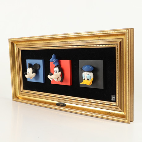 WALL RELIEF, “Friends”, Art Disney Collection, Jie, Gantofta. Art ...