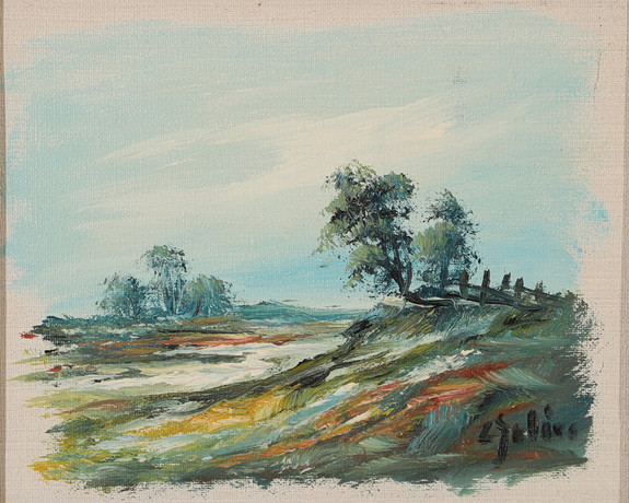 CARL JULIUS. Landskap, olja på duk, signerad C. Julius. Konst - Måleri ...