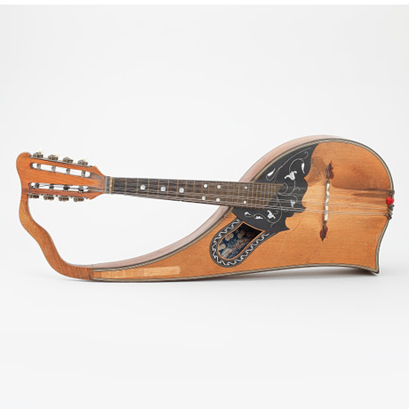 HARP MANDOLIN, labelled G. Puglisi Reale & Figli, Catania, 1925 ...