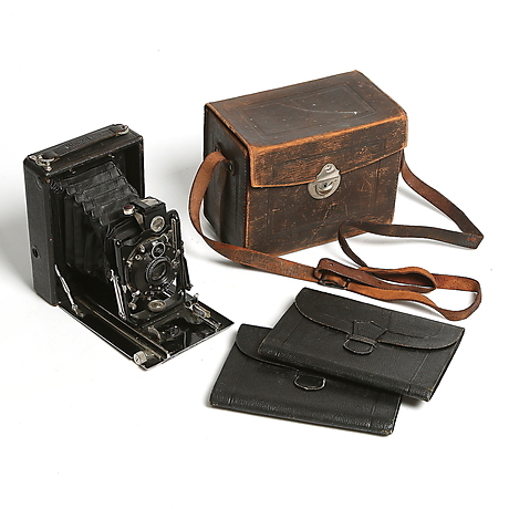 BELLOWS CAMERA, ICA, Dresden. Early 20th century. Photo, Cameras ...