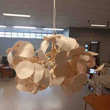 TAKLAMPA, trä, filt, "Leaf lamp", Green Furniture. Belysning & Lampor ...