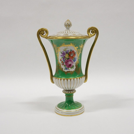 DRESDEN PORCELAIN TROPHY WITH LID. Ceramics & Porcelain - European ...