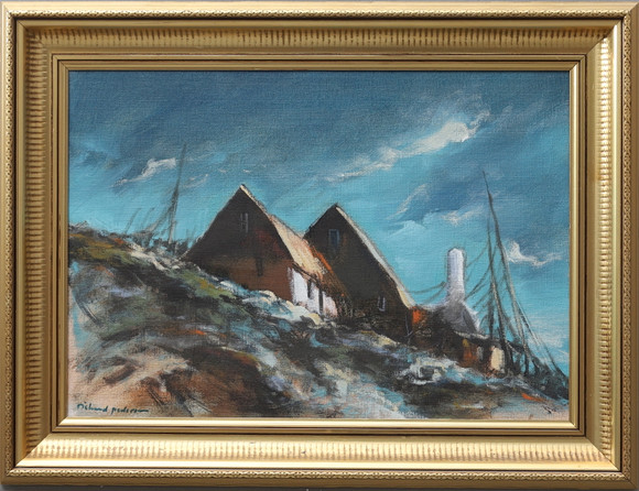 RICHARD PEDERSEN. Oil on canvas, signed. Art - Paintings - Auctionet