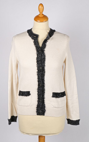 TWO CHANEL CARDIGANS;. Vintage & Designer Fashion - Auctionet
