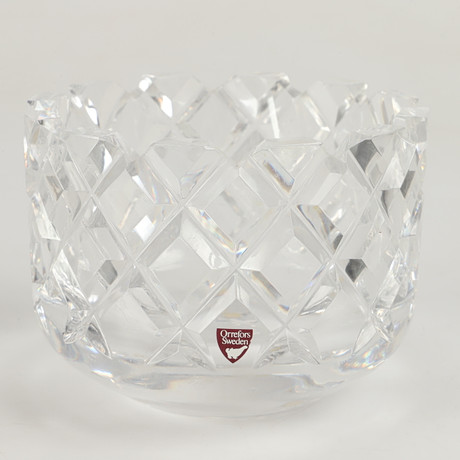 GUNNAR CYRÉN. Bowl, "Sofiero", crystal, Orrefors. Glass - Art glass ...