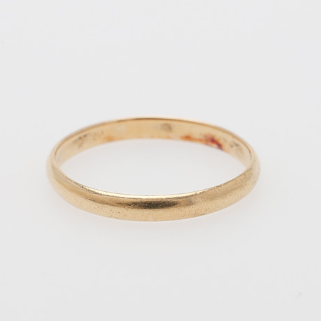 SMOOTH RING, 18K GOLD. Jewellery & Gemstones - Rings - Auctionet