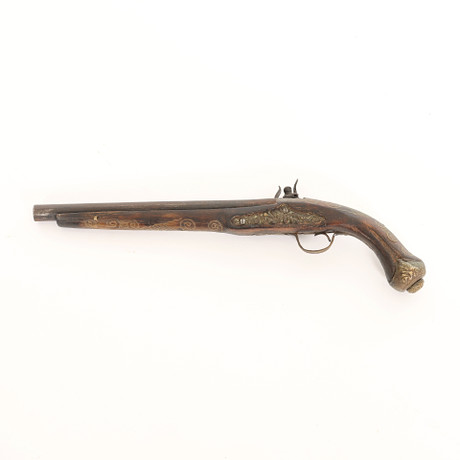 FLINTLOCK PISTOL, Replica, 20th century. Weapons & Militaria - Guns ...