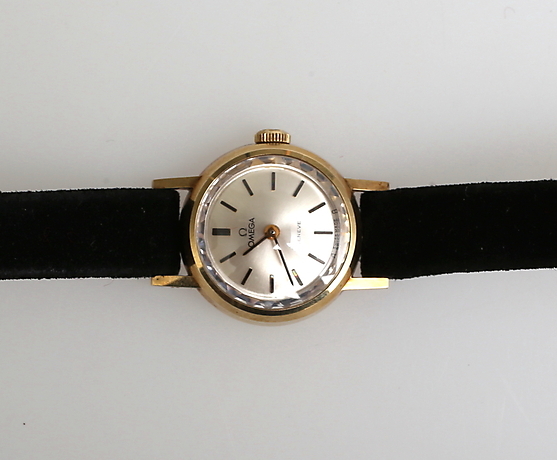KLOCKA, Dam, Omega, Geneve, 18 k. Klockor & Ur - Armbandsur - Auctionet