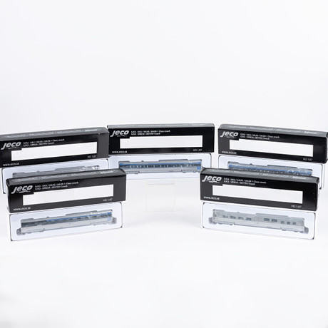 JECO X2000 5 vagnar, isolerade hjul, originalförpackningar. Leksaker ...