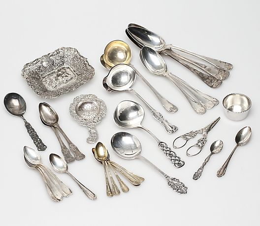 SILVER, including "Ringebu" David Andersen. 1800s / 1900s. Silver ...