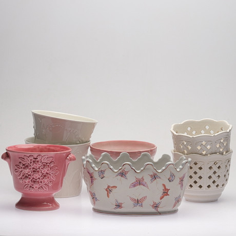 YTTERFODER & JARDINJÄR, 7 delar, porslin, b.la. Simply Scandinavia ...