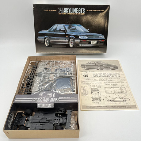 NOS VINTAGE MODEL CAR 7TH NISSAN SKYLINE GTS - FUJIMI - 1:24 - JAPAN ...