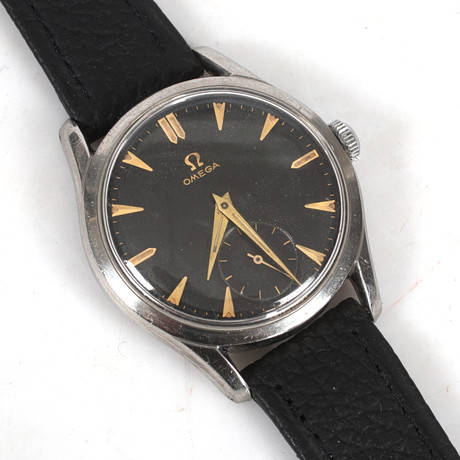 ARMBANDSUR, stål, plexiglas. Omega, cal 266. 1950/60-tal. Klockor & Ur ...