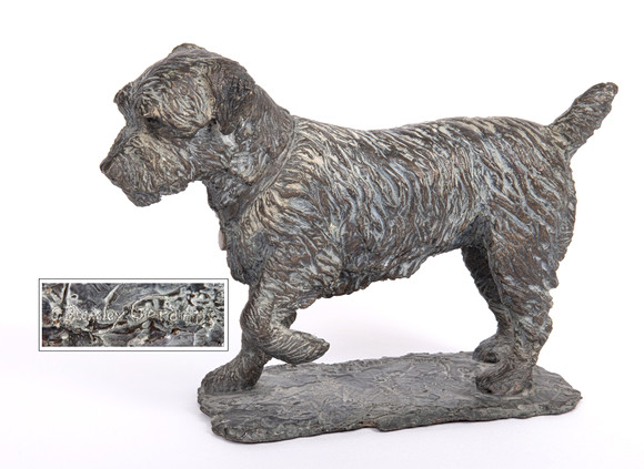 CAROLINE BROMLEY-GARDNER - BRONZE TERRIER. Art - Sculptures & Bronzes ...