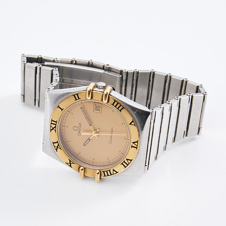 OMEGA, herr, armbandsur, Constellation, guld/stål. Klockor & Ur ...
