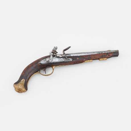 A 18th-century German FLINTLOCK PISTOL. Weapons & Militaria - Guns ...