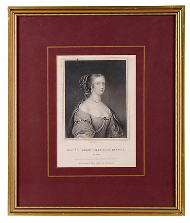 JOHN COCHRAN / COCHRANE. Rachael Wriothesley, Lady Russell. Steel ...
