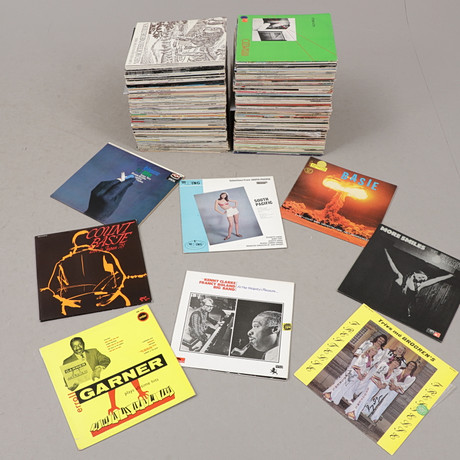 LP-SKIVOR, ca 220 st vinylskivor, 1900-tal. Övrigt - Övrigt - Auctionet