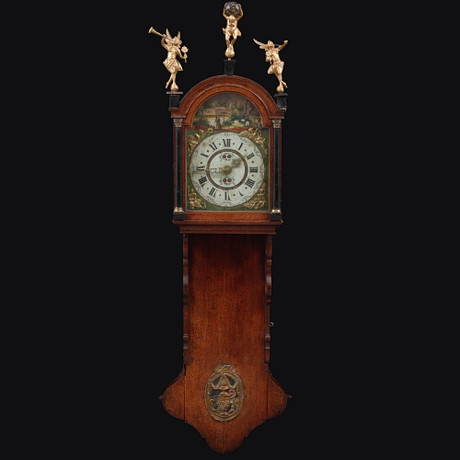 A wall clock, probably Holland 19th century. Clocks & Watches - Wall ...