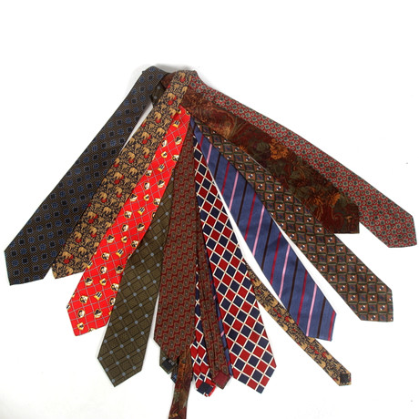 SLIPSAR, 10 st, siden Italien. Vintagekläder & Accessoarer - Auctionet