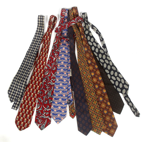 SLIPSAR, 9 st, siden, Italien. Vintagekläder & Accessoarer - Auctionet