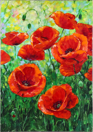 LINNEA LARSON. TILLSKRIVEN. olja på duk, osignerad. Konst - Måleri ...