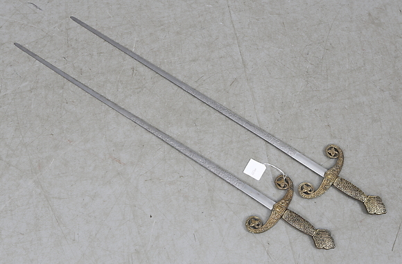 ORNAMENTAL SWORD, a pair, 20th century. Weapons & Militaria - Edged ...
