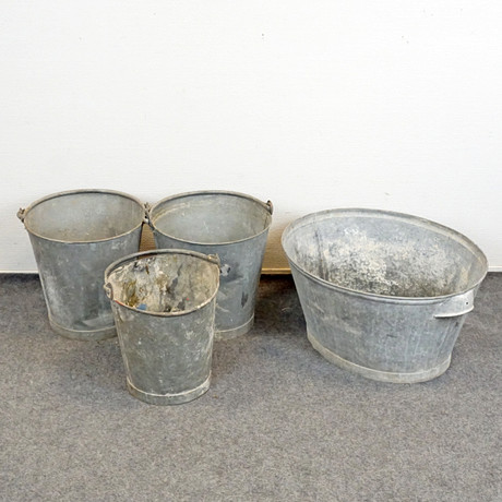 TUB, BUCKETS, pitch plate, 4 pieces. Miscellaneous - Miscellaneous ...
