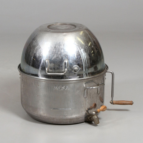 A white metal washing machine, Alfa Laval, 1800/20th century ...