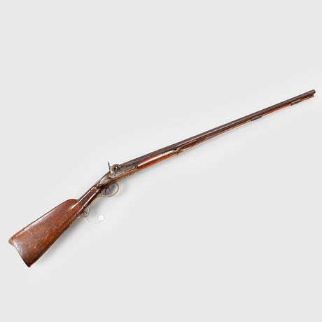 A double-barreled slingshot rifle, 19th century. Weapons & Militaria ...