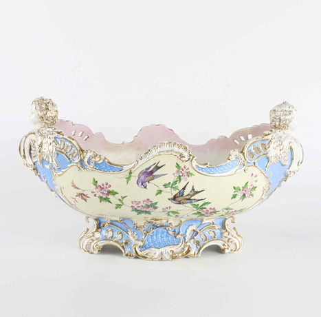 HELMER OSSLUND. jardinjär, flintgods, Gustavsberg, daterad 1893 ...