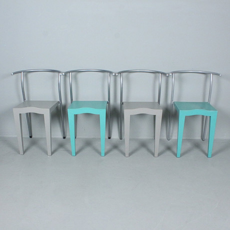 PHILIPPE STARCK för KARTELL. Uppsättning av staplingsstolar 'Dr ...