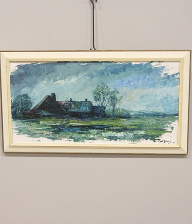 CARL JULIUS. OIL ON CANVAS. Art - Paintings - Auctionet