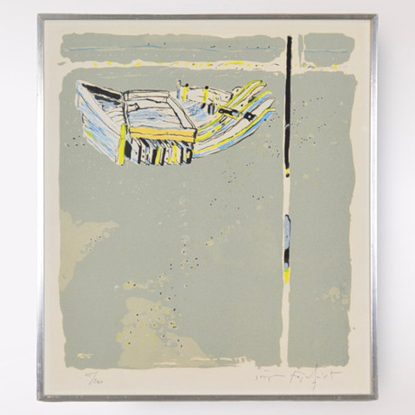 JÖRGEN FOGELQUIST. Färglitografi. Konst - Grafik - Auctionet