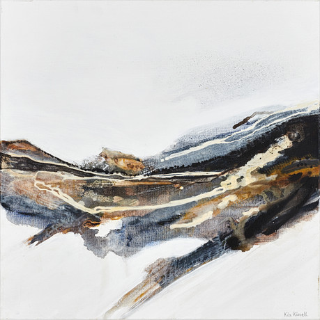 KIA KINELL (SVERIGE, FÖDD 1953). Landscape, signed Kia Kinell, acrylic ...