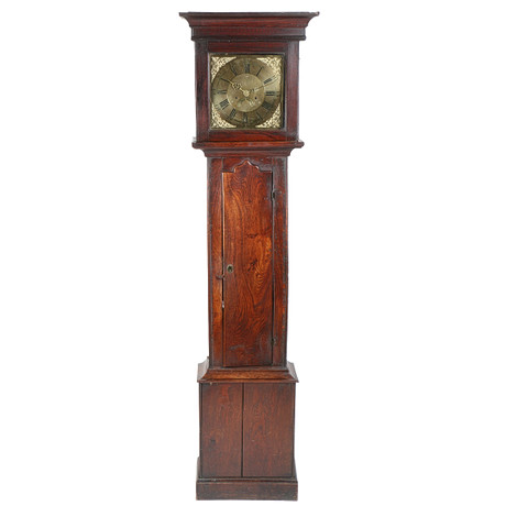 A 18TH CENTURY OAK CASED CLOCK, BY HAMPSON OF WREXHAM. Clocks & Watches ...